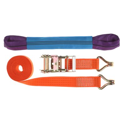 Vehicle Transport/Recovery over wheel Ratchet Straps 4000kg BF ...